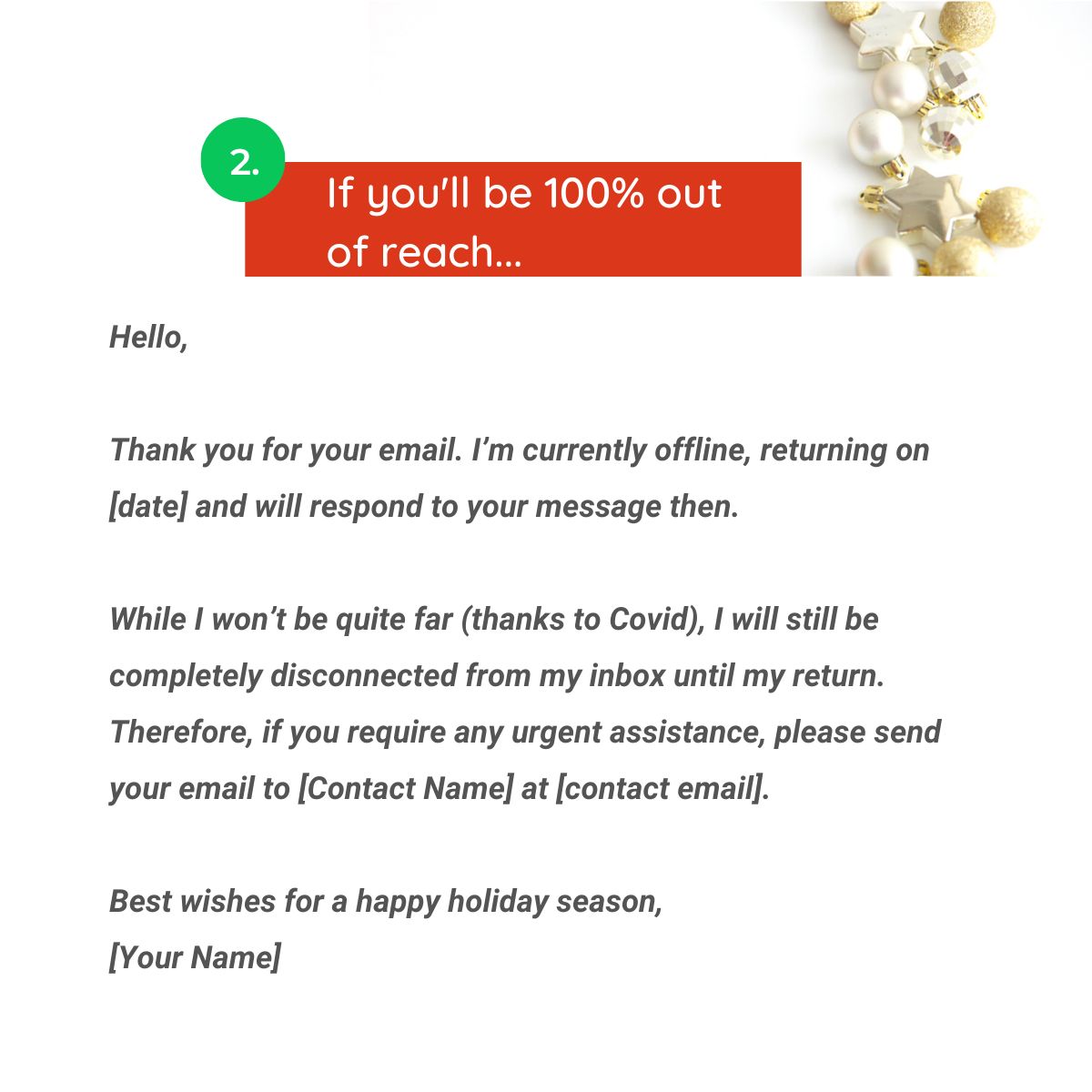 4 Holiday Out-of-Office Templates By Recruiter, Lee Ann Chan – Careers ...